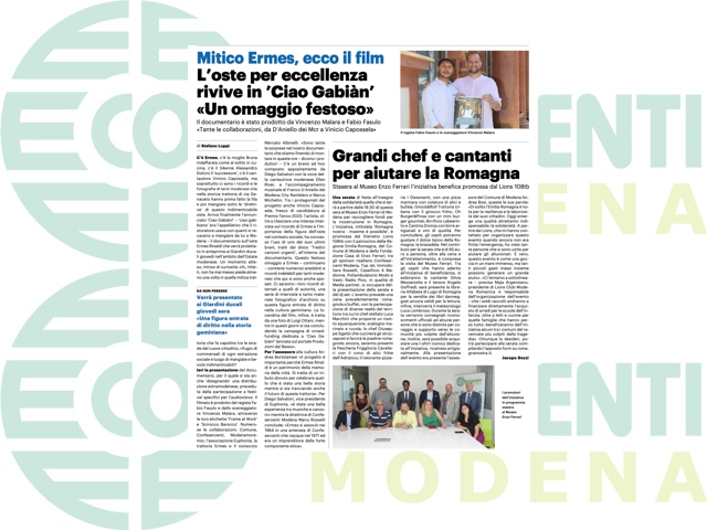 Mitico Ermes, ecco il film